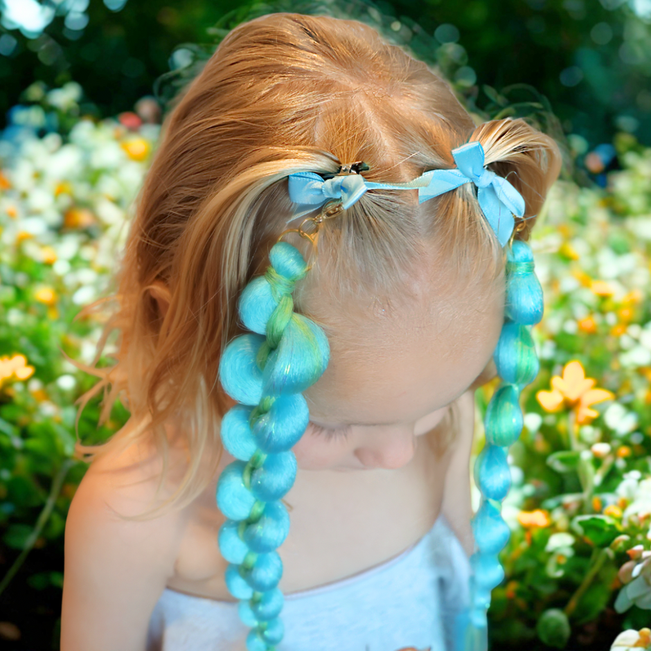 Kids Pre-Styled Hair Extensions | Mermaid Hair Extensions Australia
