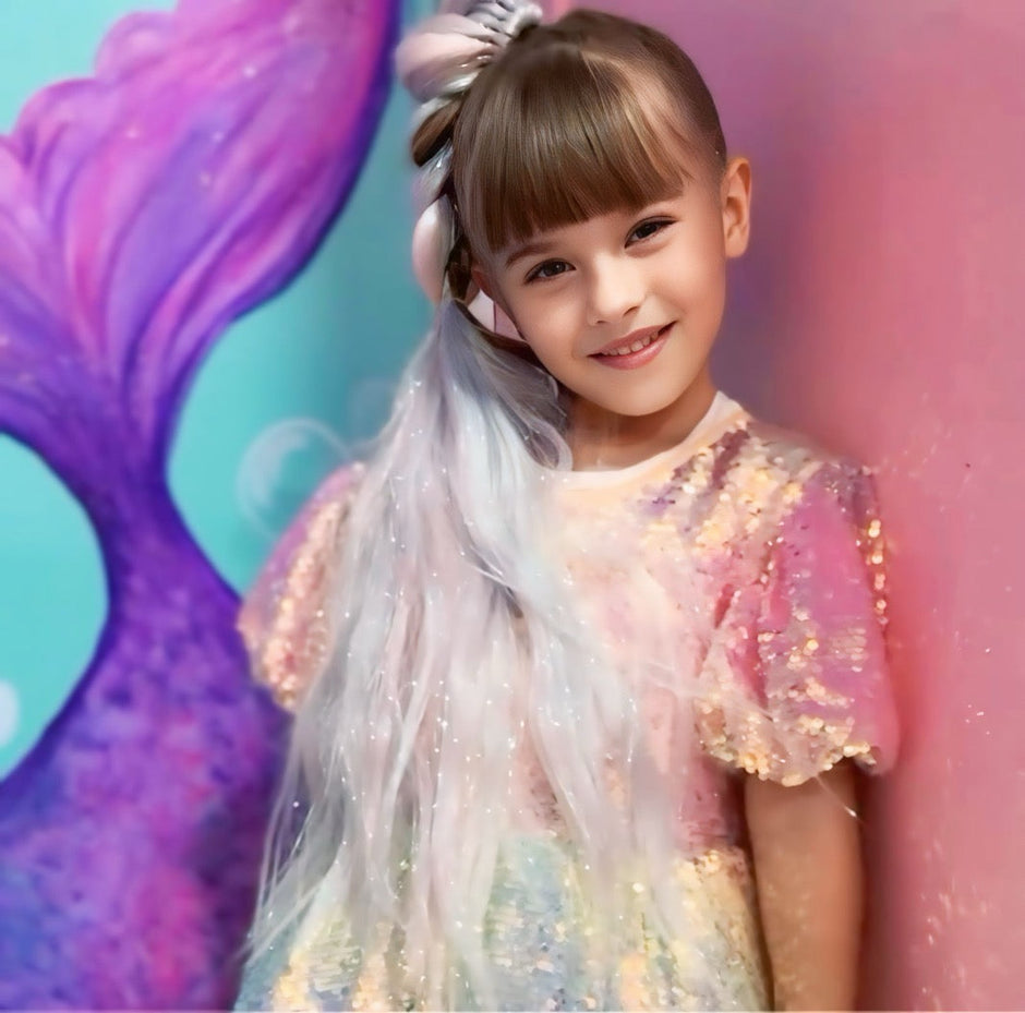 Unleash Your Inner Mermaid with Premium Mermaid Ponytail Extensions ...